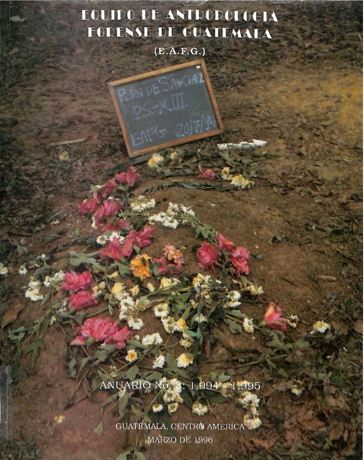 Anuario 1994-1995 - Fundación de Antropología Forense de Guatemala