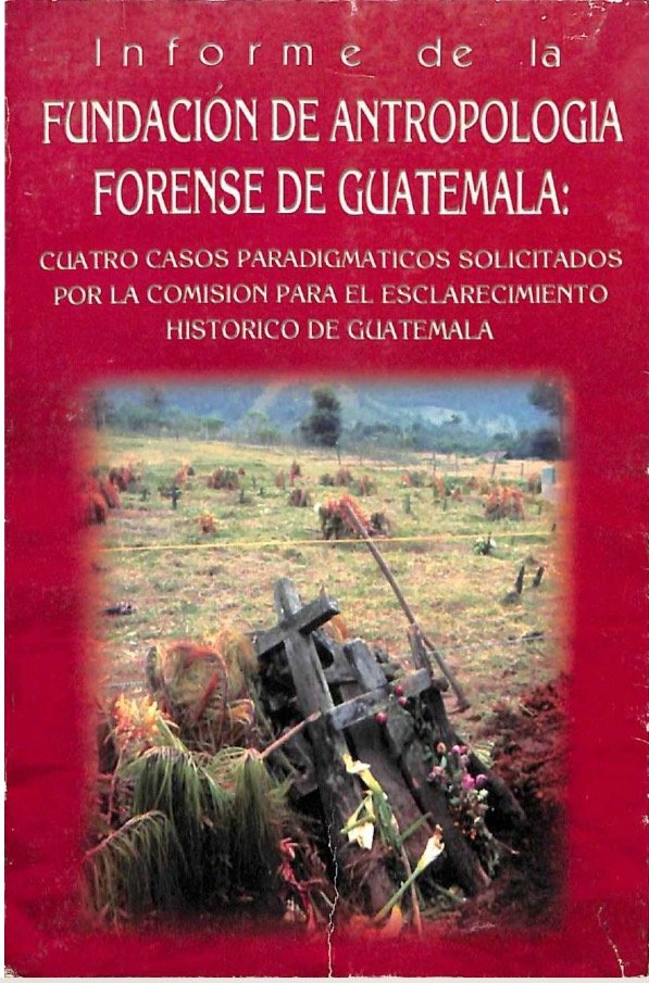 Informe de las Investigaciones Forenses (Panzós, Belén, Acul, Chel ...